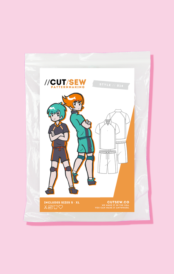 Sports Anime Cosplay Sewing Pattern // CUT/SEW – CUT/SEW Patternmaking