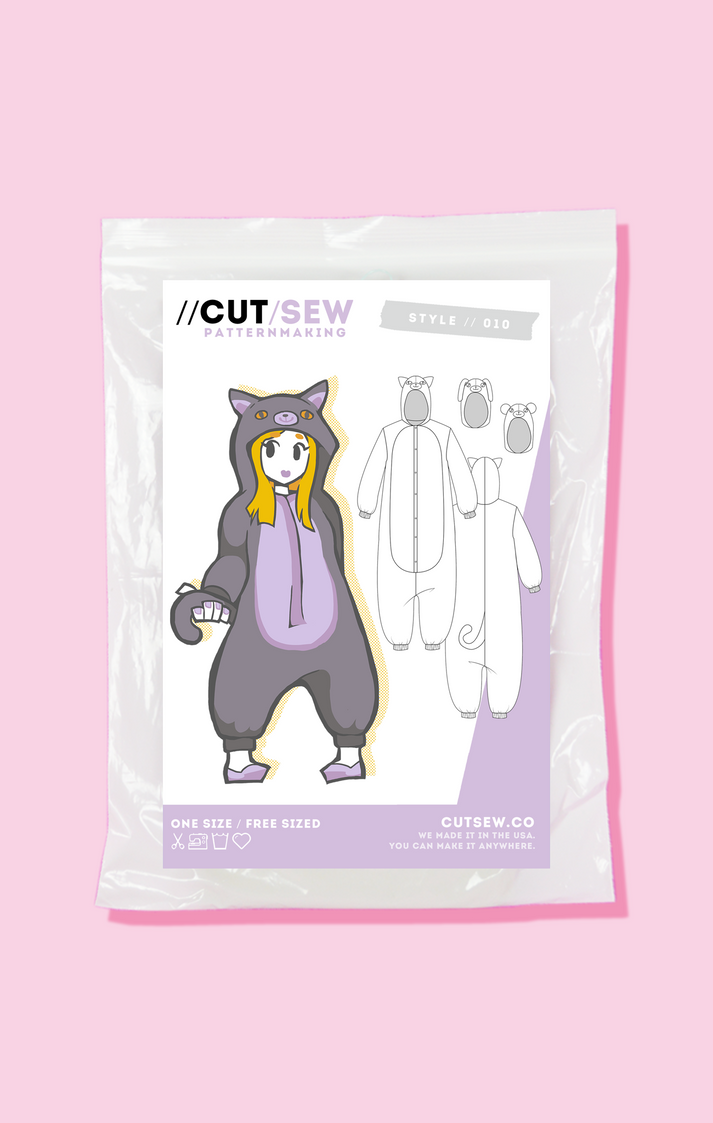 Kigurumi Sewing Pattern // CUT/SEW – CUT/SEW Patternmaking