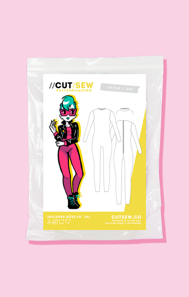 Cosplay Bodysuit Full Unitard Sewing Pattern // CUT/SEW – CUT/SEW ...
