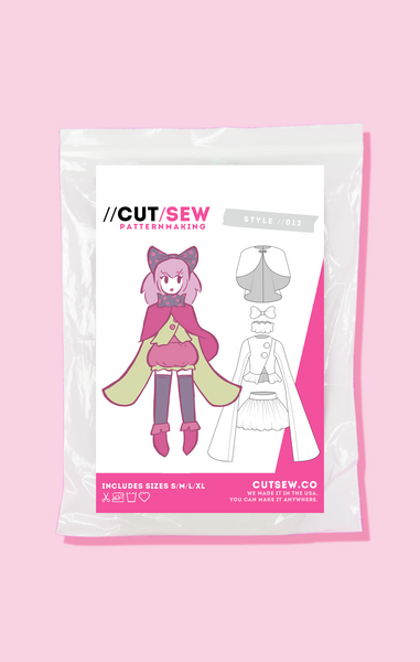 Mahou Shoujo Cosplay Sewing Pattern // CUT/SEW – CUT/SEW Patternmaking