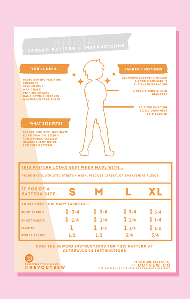 Sports Anime Cosplay Sewing Pattern // CUT/SEW – CUT/SEW Patternmaking