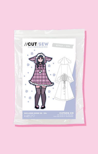 Winter Cloak Sewing Pattern // CUT/SEW – CUT/SEW Patternmaking